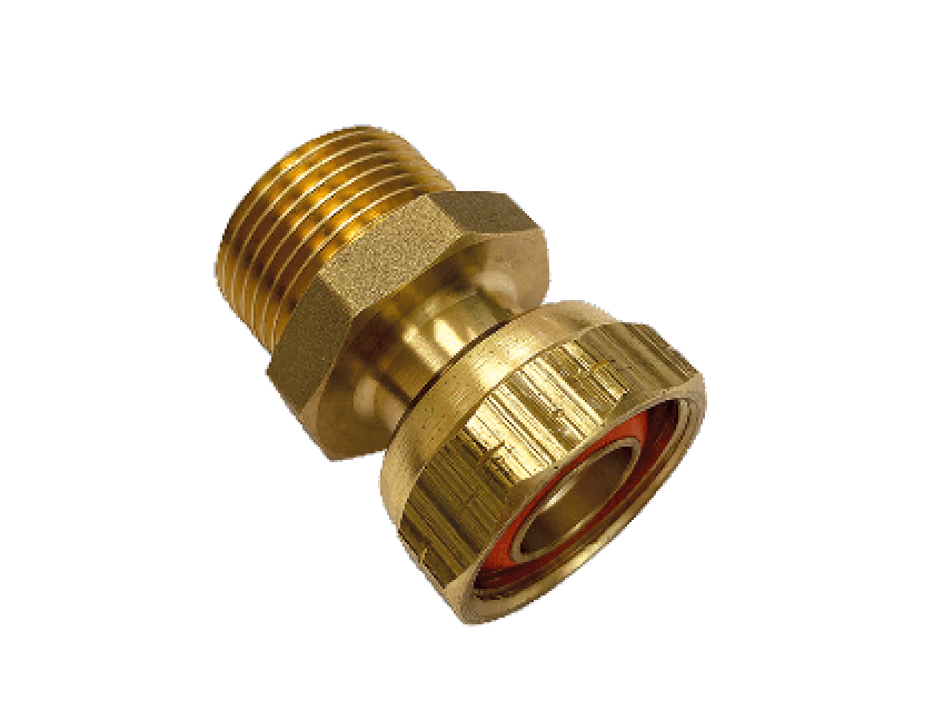 Brass Male & Female Swivel Straight - Buteline